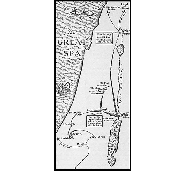 Joshua Conquers Canaan - The Graphic Bible Image