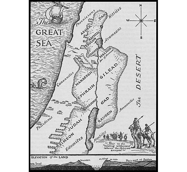 The Canaanite Was Still in the Land - The Graphic Bible Image
