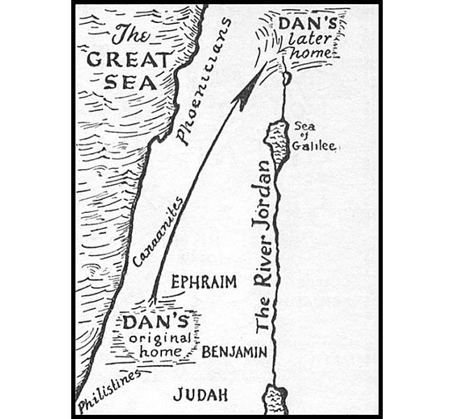 Danites Relocate - The Graphic Bible Image