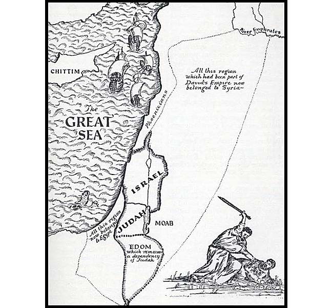 The Hebrew Empire Crumbles - The Graphic Bible Image