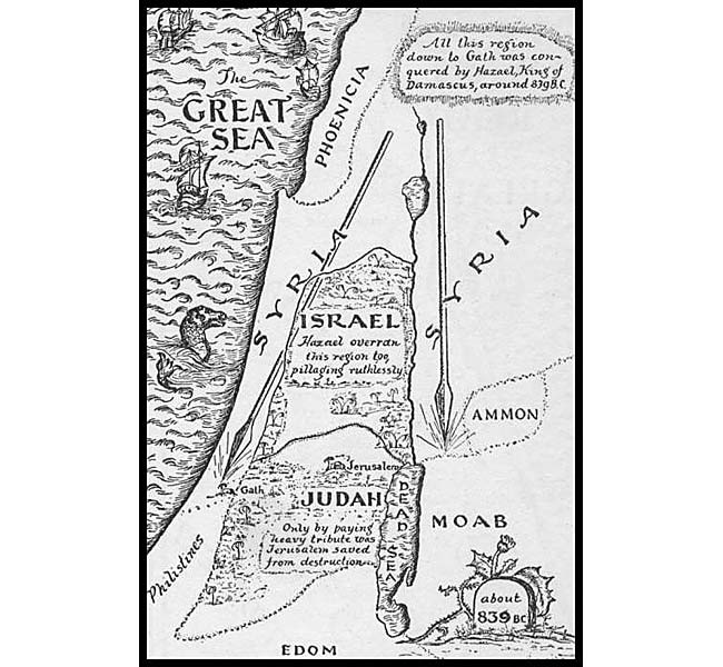 Conquest of Hazael of Damascus - The Graphic Bible Image