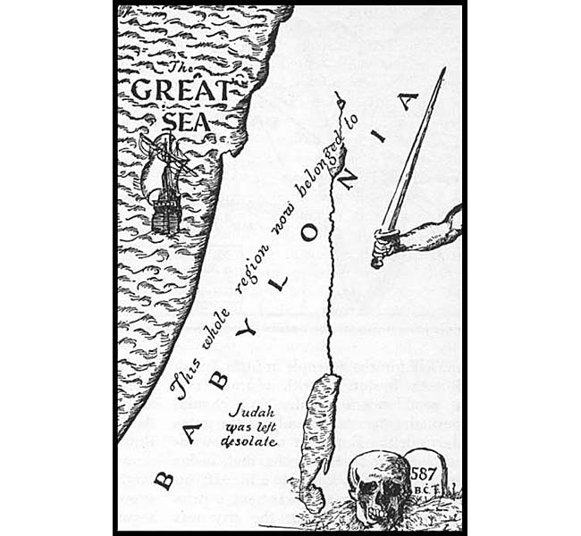 Babylon's Control of Palestine - The Graphic Bible Image