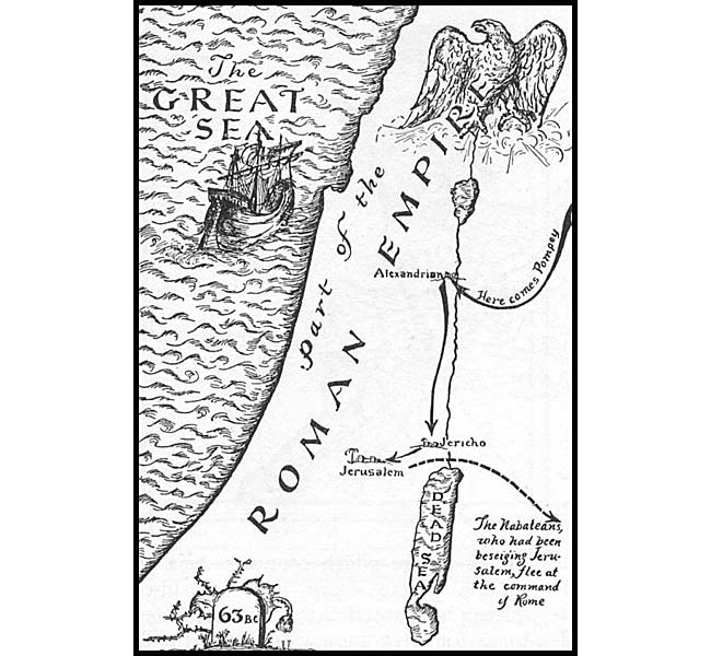 Here Comes Pompey of Rome - The Graphic Bible Image
