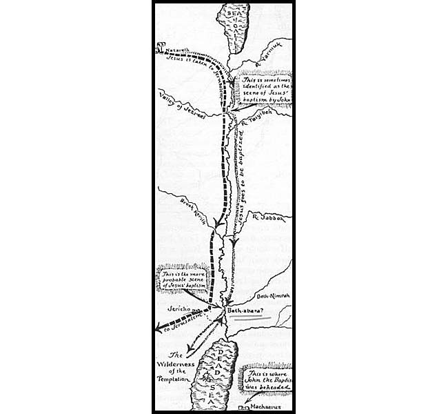 Jesus Is Baptized - The Graphic Bible Image