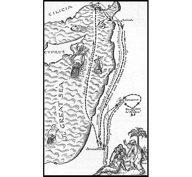 The Conversion of Saul of Tarsus - The Graphic Bible Image