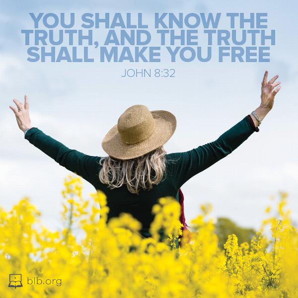 John 8:32 (NKJV) - Scripture Image