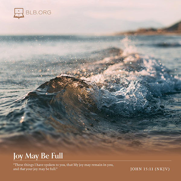 John 15:11 (NKJV) - Calendar Images Image