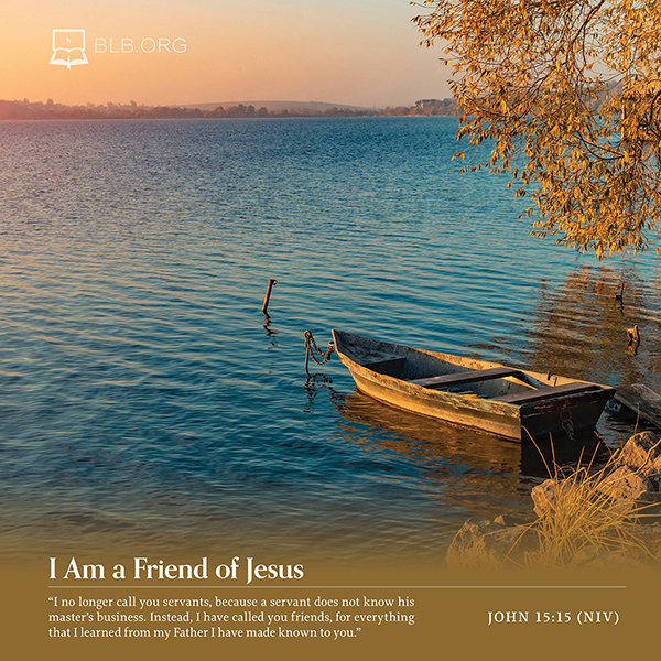 John 15:15 (NIV) - Calendar Images Image John 15:15 (NIV) - Calendar Images Image