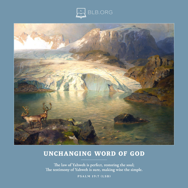 Psalm 19:7 (LSB) - Calendar Images Image