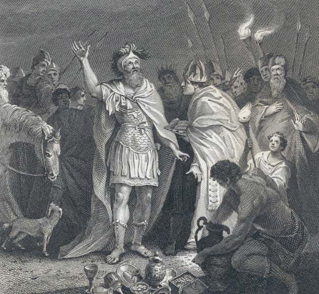 Abraham Refusing the Spoils - John Hewlett's Image