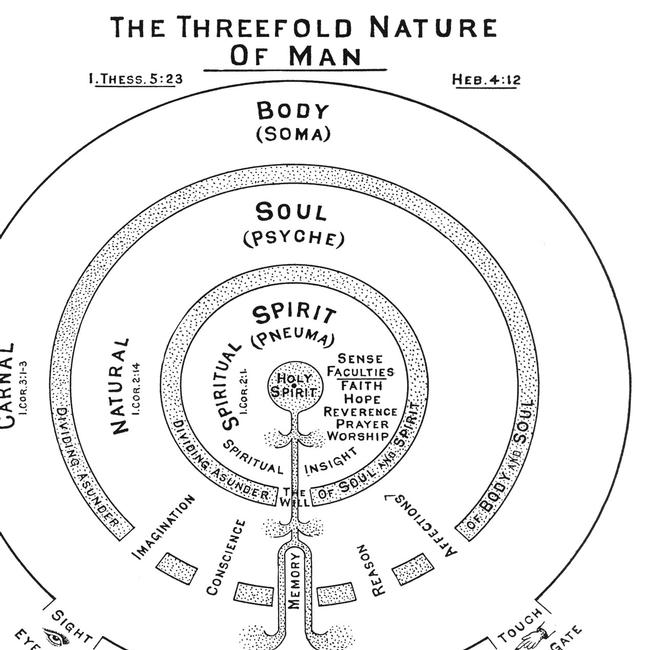 The Threefold Nature of Man - Larkin Charts Image