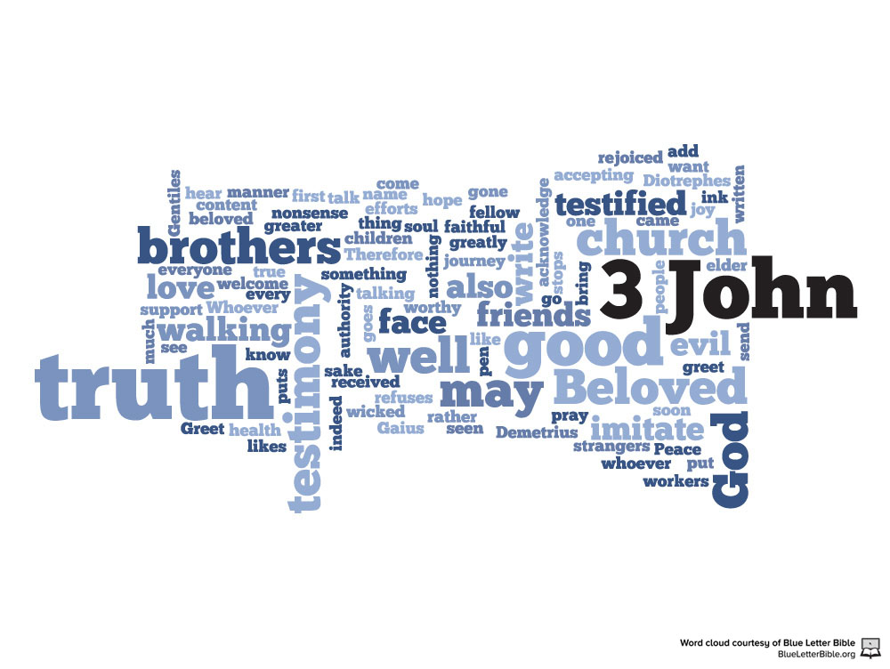 3 John - Word Cloud - Word Clouds Image
