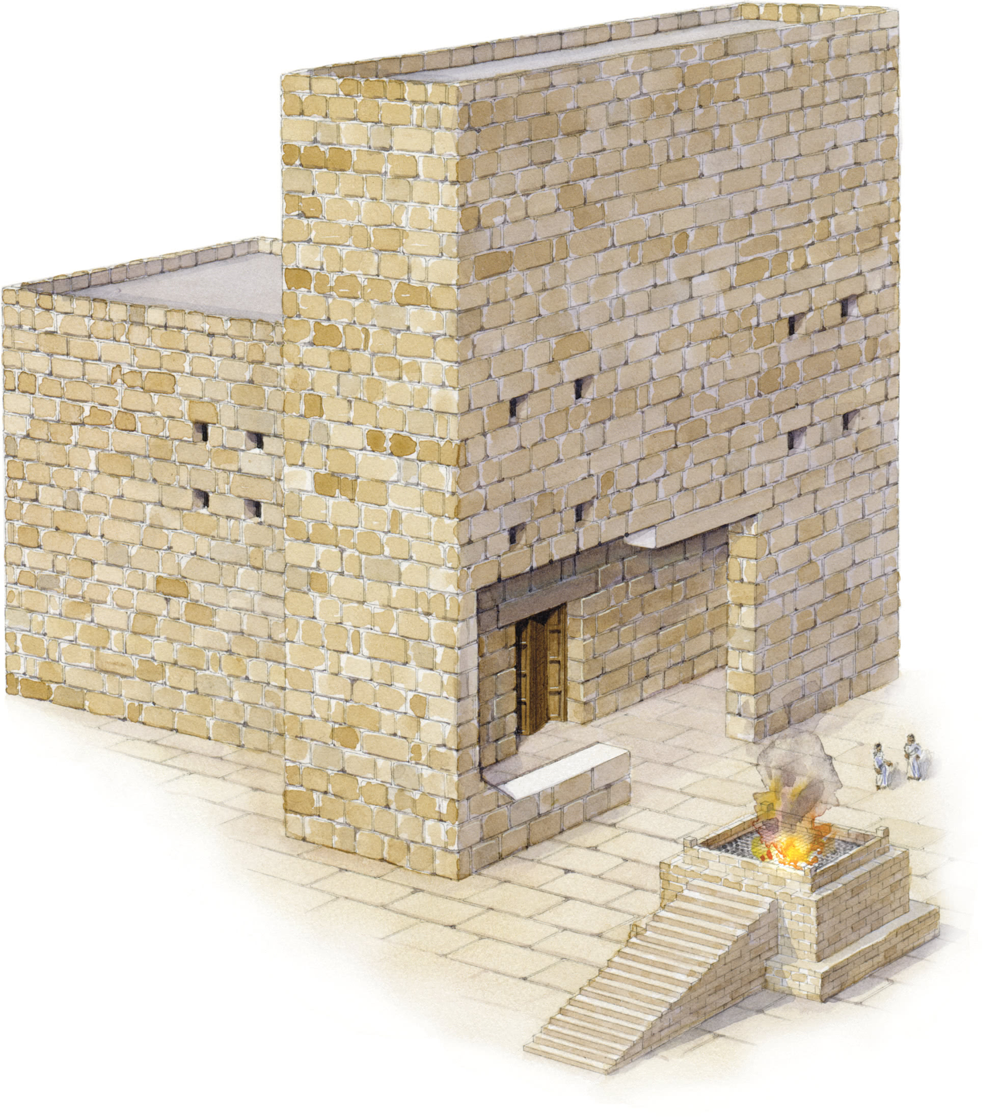 Zerubbabel’s Temple (Ezra 3:2-3)