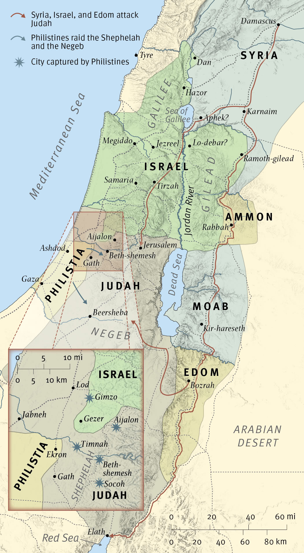 Syria and Israel Attack Judah