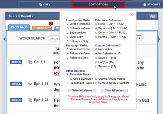 Copy Feature Help Tutorial