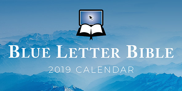 BLB 2019 Calendar - Blue Letter Bible