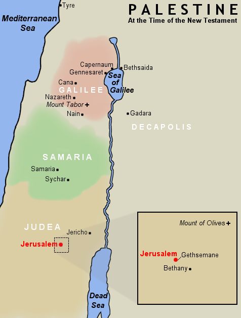 Map of Jerusalem - Study Resources