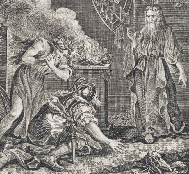 The Witch of Endor Raising the Apparition of Samuel - 1 Samuel Image
