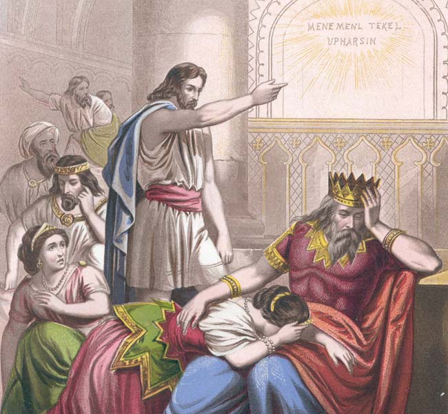 Interpretation of the Mysterious Writing - Daniel Image