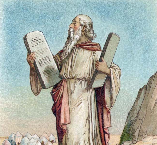 Moses with the Tables of the Law - Exodus Image