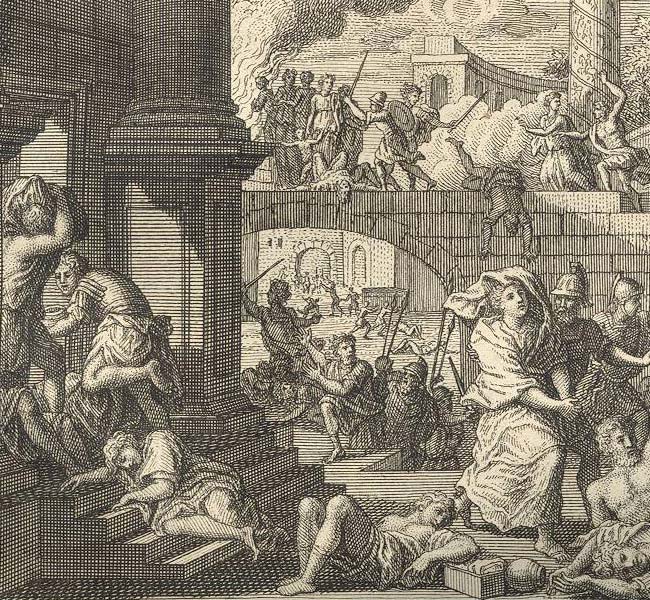 Simeon and Levi Murder the Inhabitants of Shechem - Genesis Image