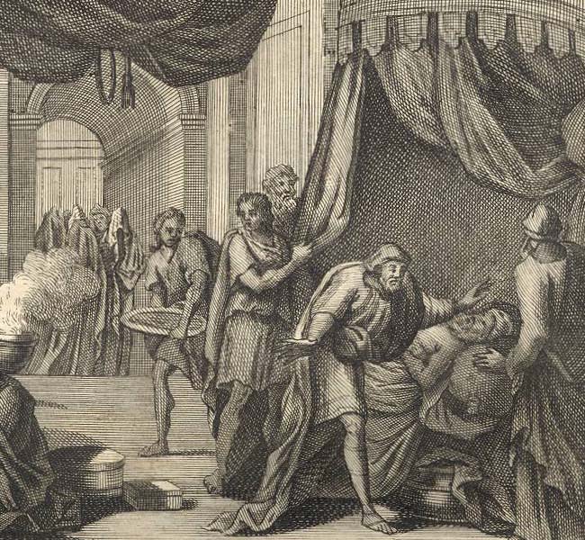 Joseph Embalms Jacob's Body - Genesis Image