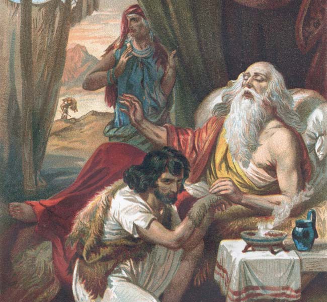 Jacob Deceives His Father Isaac - Genesis Image