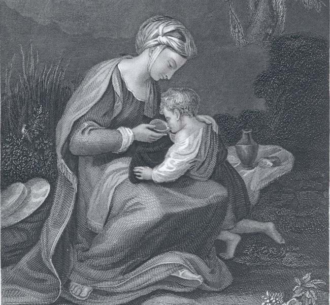 Hagar and Ishmael at the Well - Genesis Image
