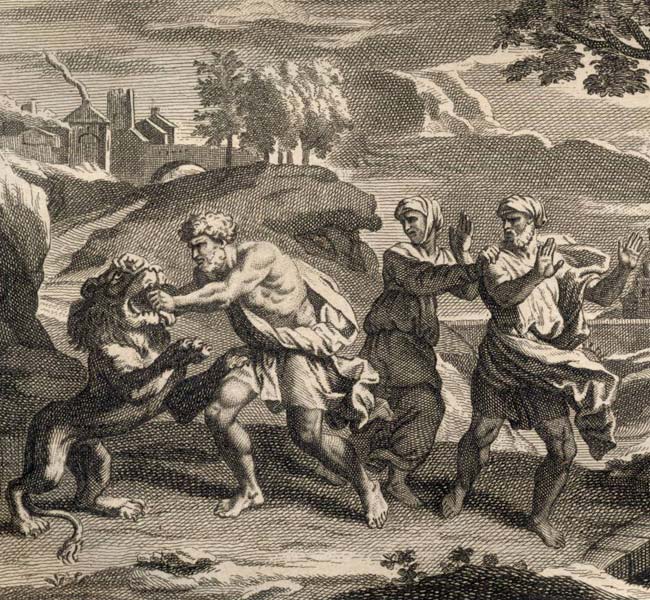 Samson Kills a Lion - Judges Image