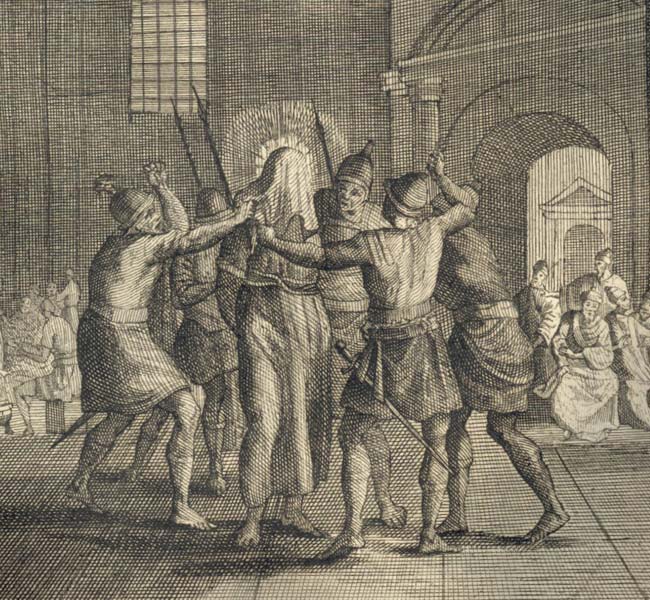 Jesus Is Hit and Spit Upon - Matthew Image