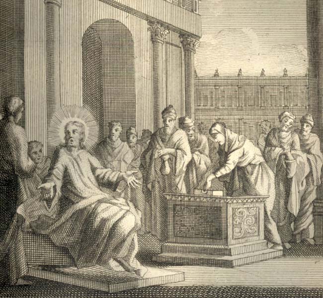 The Poor Widow and Her Two Mites - The Gospels Image