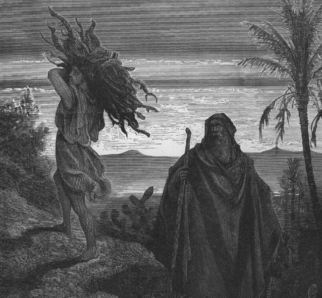 Abraham's Sacrifice: Jehovah Jirah (engraving) - Classic BLB Images Image