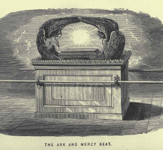 The Ark and Mercy Seat (engraving) - Classic BLB Images Image