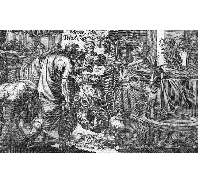 MENE MENE TEKEL UPHARSIN - Classic BLB Images Image