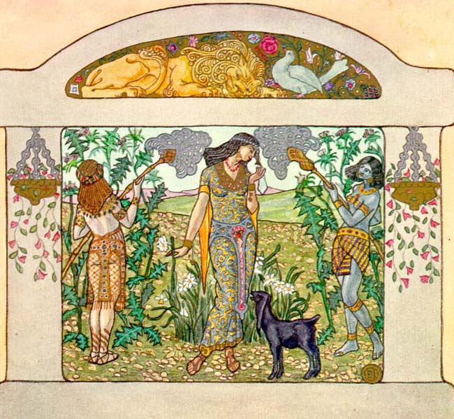 I am a rose of Sharon...(color plate) - Classic BLB Images Image