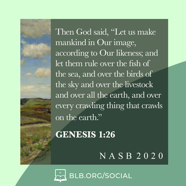 Genesis 1:26 (NASB20) - Scripture Image