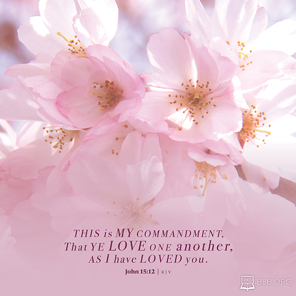 John 15:12 (KJV) - Calendar Images Image