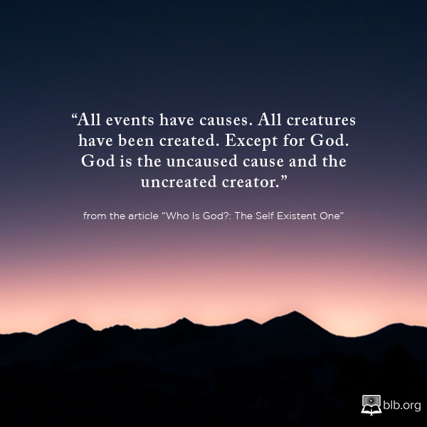 The Self Existent One - Quotations Image