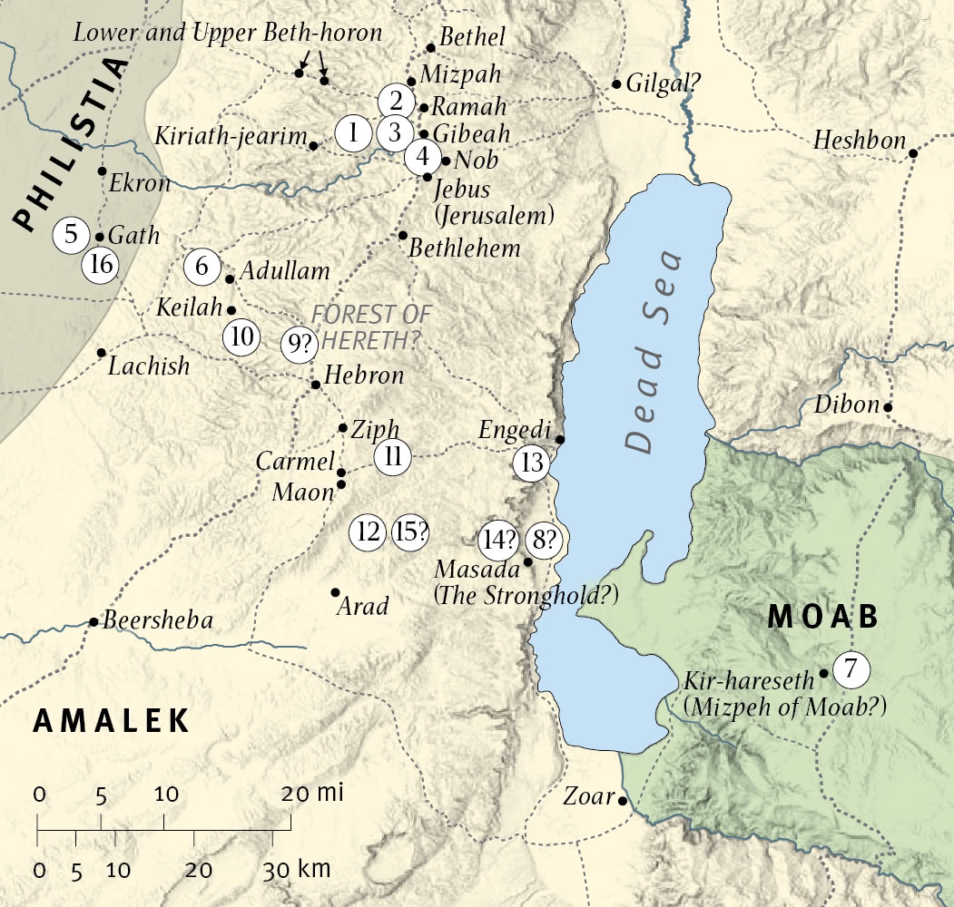 David Flees from Saul